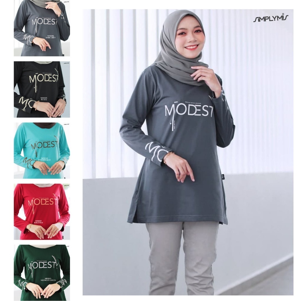 Modesty T shirt by Simplymis | Shopee Malaysia