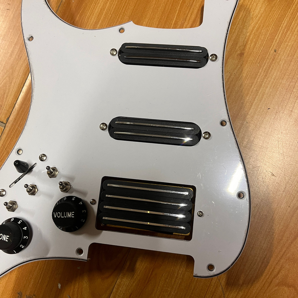 Left-handed Prewired Loaded Guitar Stratocaster Pickguard SSH Pick ...