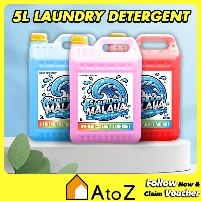 5L High-Quality Concentrated Anti-Bacteria Laundry Liquid Detergent ...