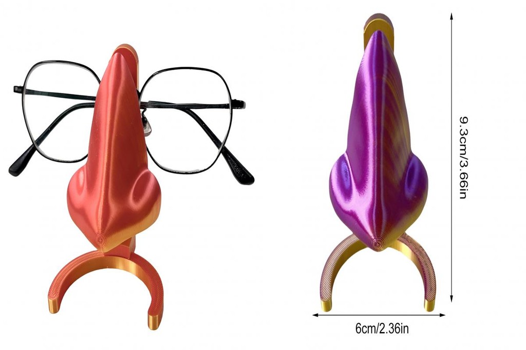 someryer| Pla Material Glasses Holder Reading Glasses Stand Unique Nose ...