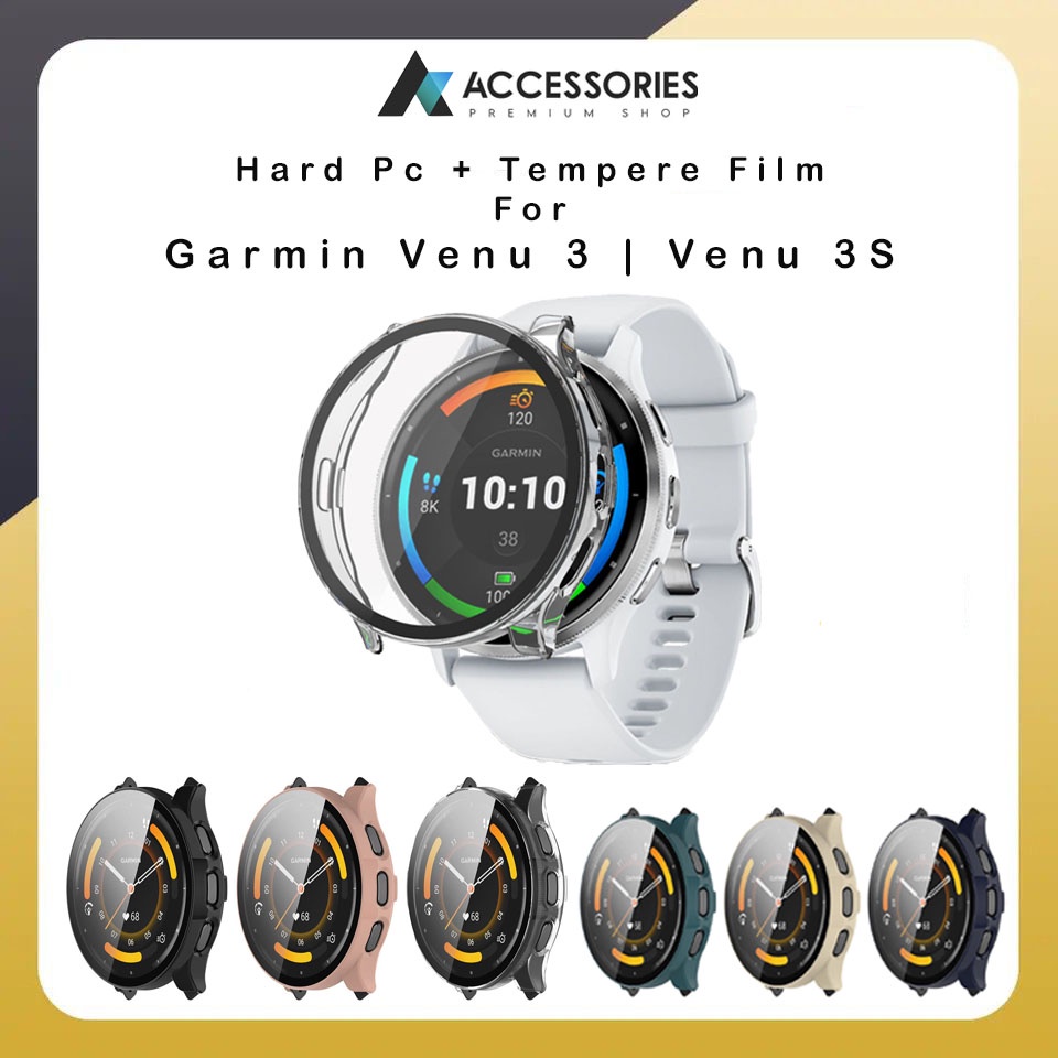 GARMIN VENU 3 | VENU 3S Case 2in1 Full Protect Screen Cover PC Hard ...