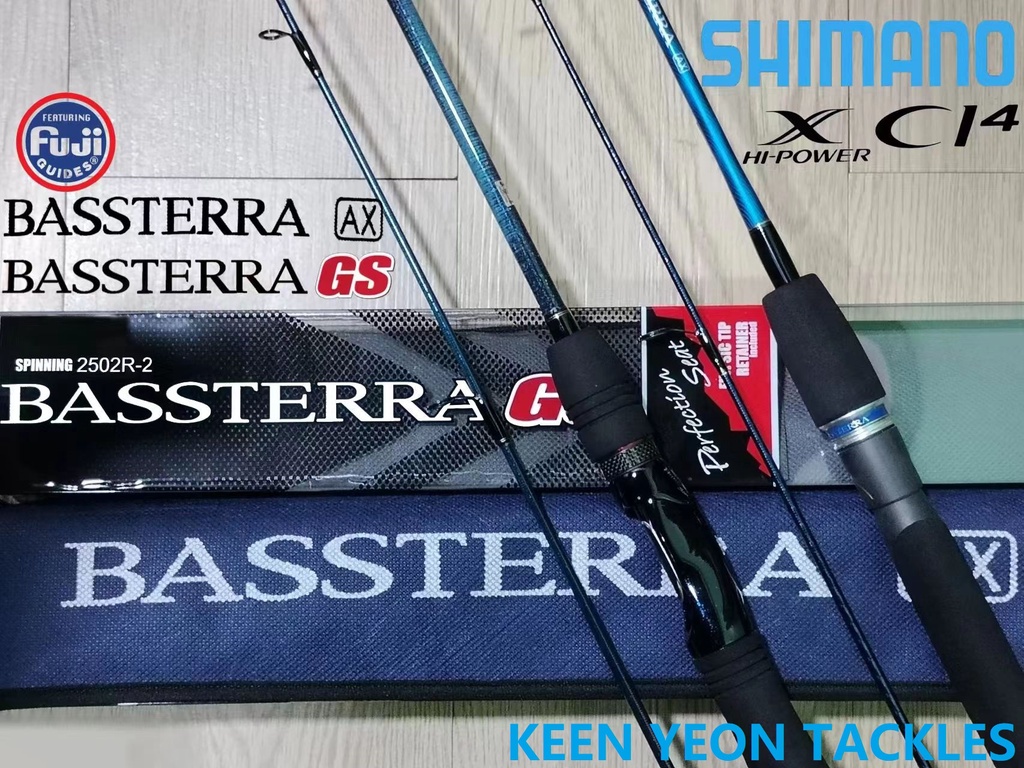 SHIMANO BASSTERRA GS FISHING ROD (SPINNING) | Shopee Malaysia