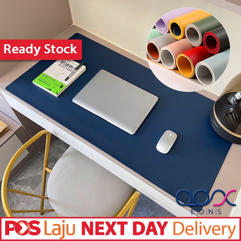 DESK PROTECTOR 💖 Super Large Leather Mousepad Portable Anti-Slip ...