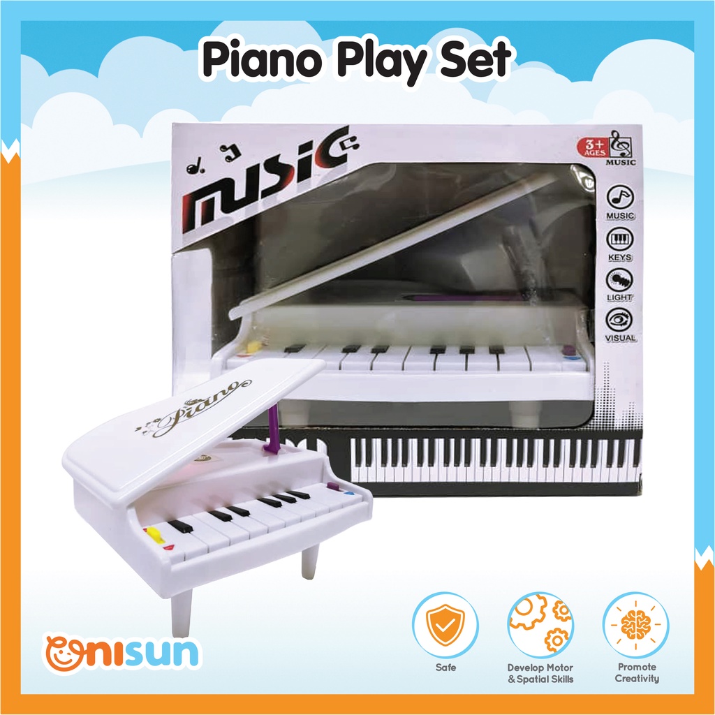 Kids Girl Fun Piano Stimulation Music Instrument With Light And Sounds ...