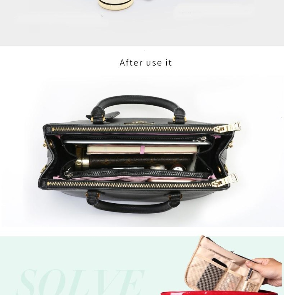 Premium Bag In Bag Organizer (Mini) Organizer Bag Multifunctional ...