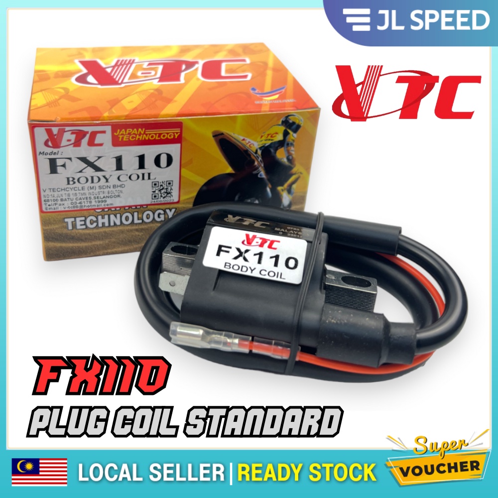 SUZUKI FX110 FX 110 IGNITION COIL BODY COIL KOIL STANDARD PLUG COIL API ORIGINAL VTC | Shopee ...
