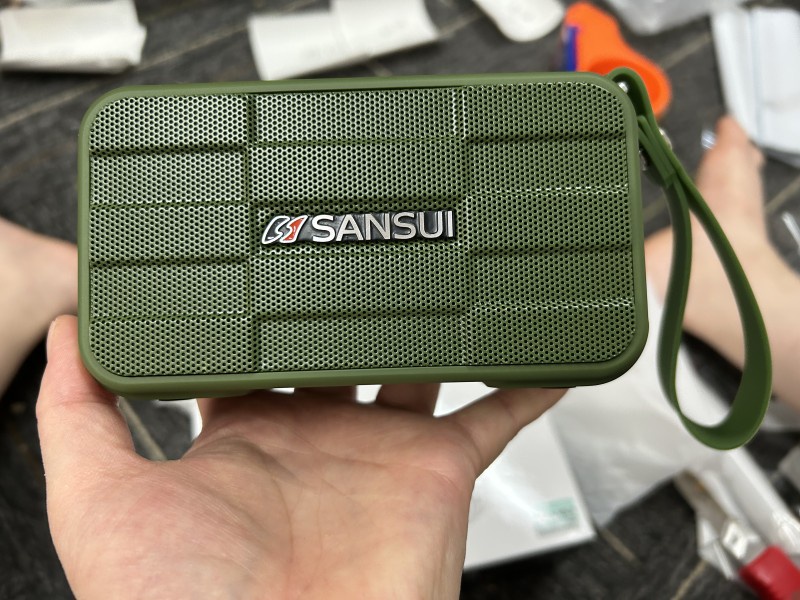 SANSUI F29 Portable Wireless Bluetooth Speakers FM Radio Outdoor HI-FI ...