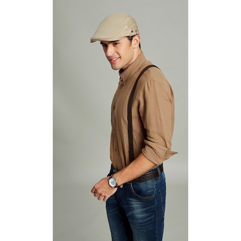 Men British Ivy Cap Fashion Big Head Men Spring and Summer Leisure ...