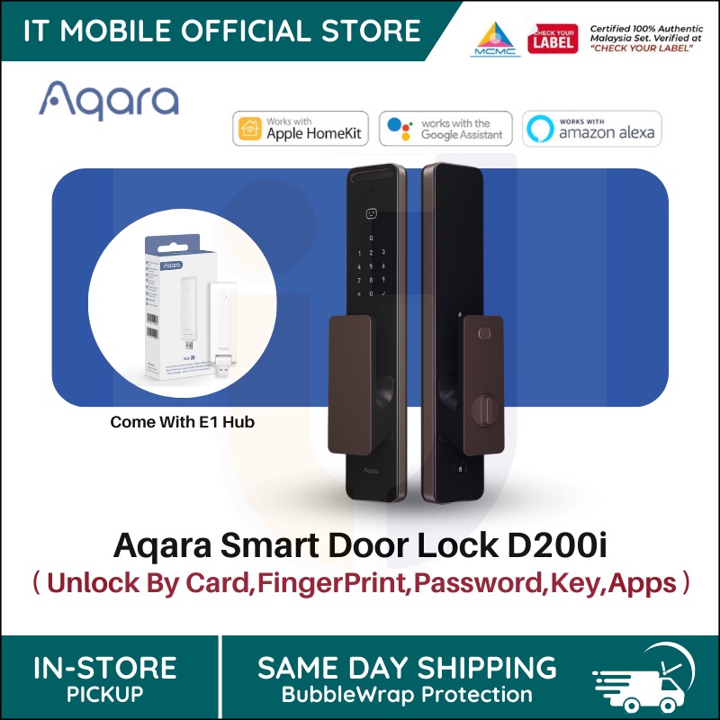 Aqara Doorlock D200i | Flagship 3D Face Recognition | Security ...