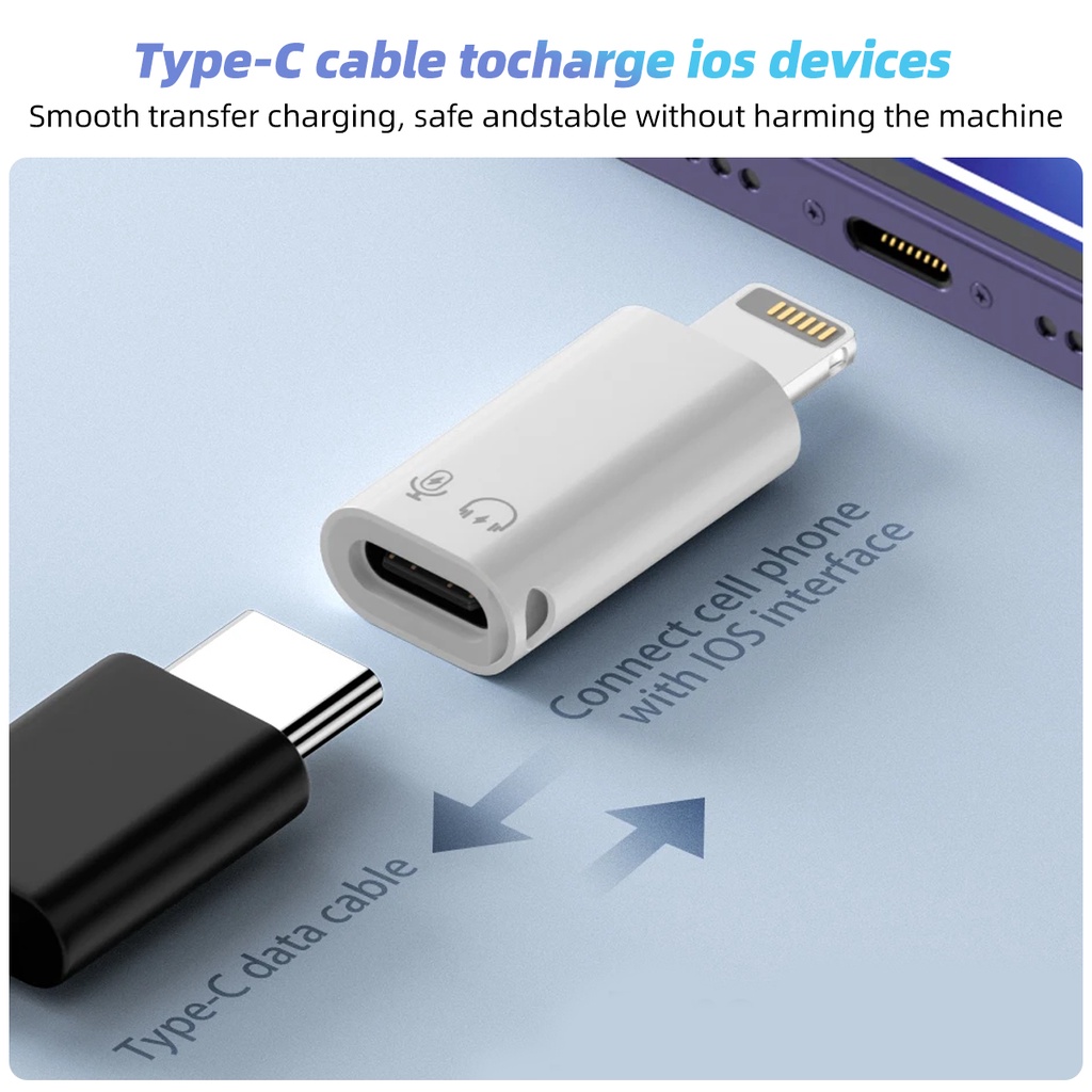 HdoorLink OTG Adapter IOS To USB/Type C Adapter Fast Charging Earphone ...