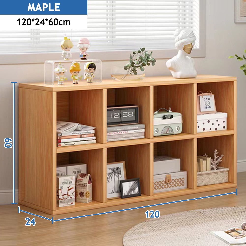 Encora Cube Bookshelf Book Storage Cabinet Almari Kotak Wood Shelf Rak ...