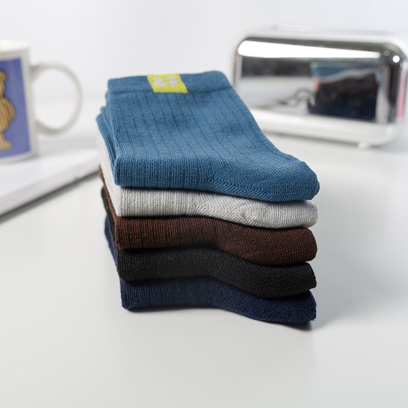 1/5 Pair Men's Breathable Mid-Calf Socks | Lightweight Comfort Sport ...
