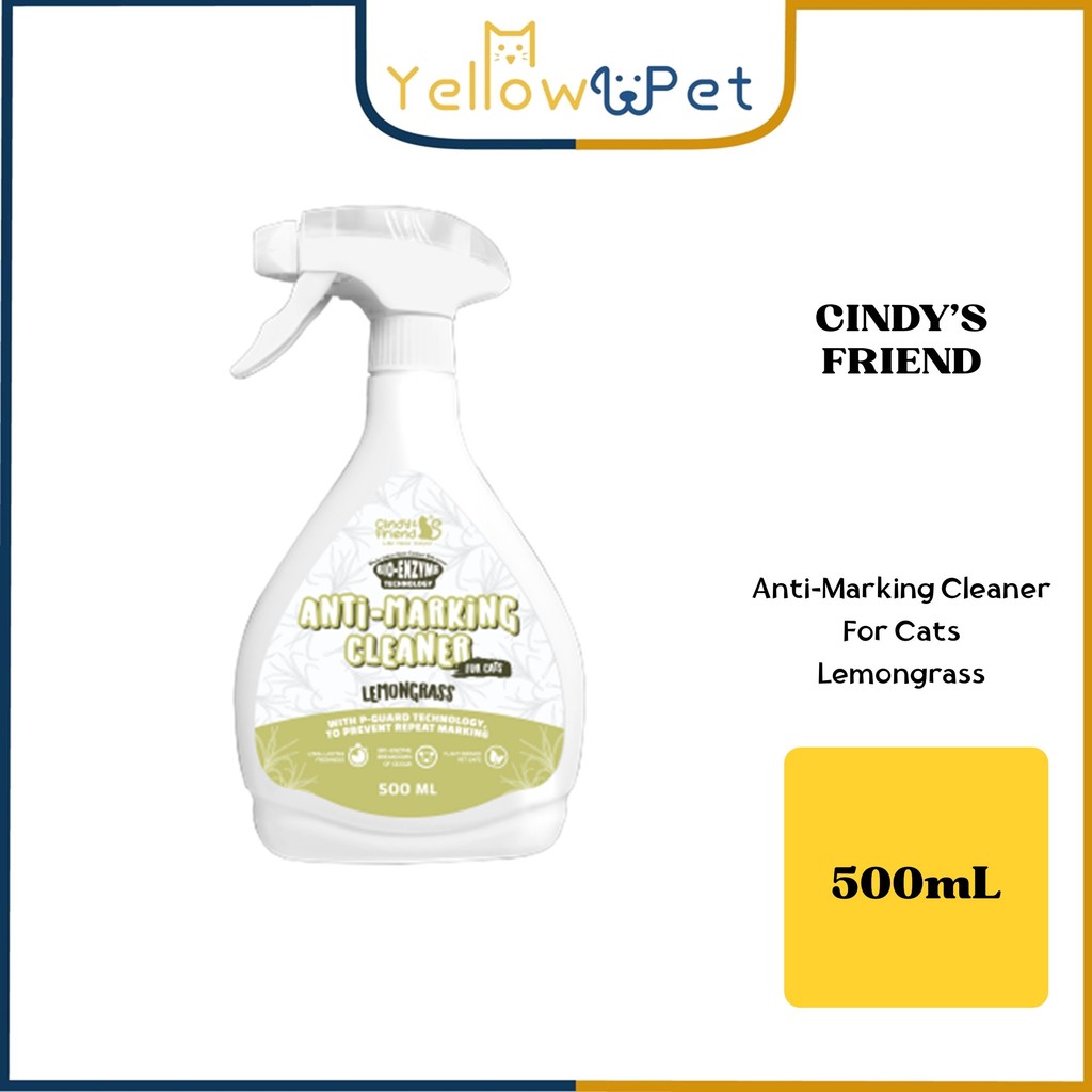 Cindy Anti Marking Cleaner Spray Lemongrass 500ml (For Cats) | Shopee ...