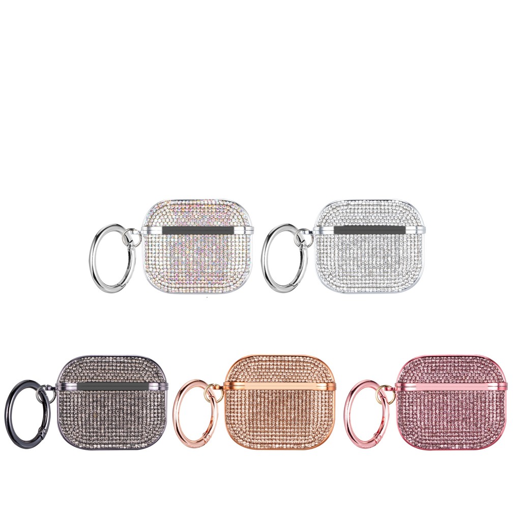 Shockproof Glitter Diamond Cover For Air Pods 4 1 2 3 Pro 3 2nd Gen ...