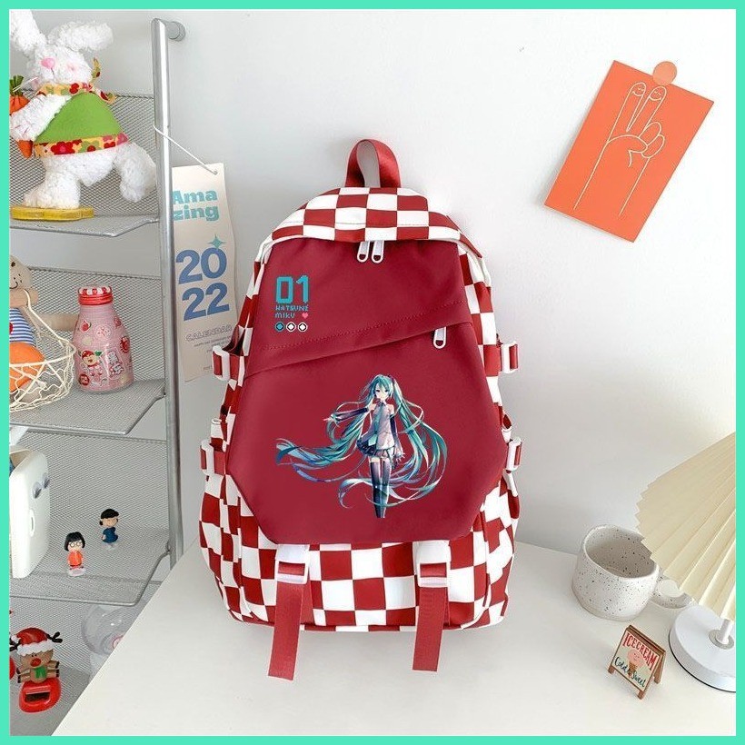 New Style Schoolbag Hatsune Miku Kagamine Rin Kagamine Len Megurine ...
