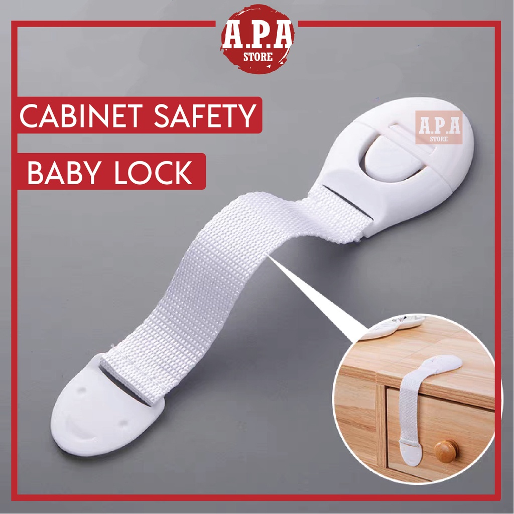 APA Cabinet Safety Baby Lock Drawer Protector Child Doors Drawer Closet ...