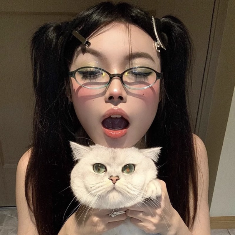 Roselife Japanese Retro Transparent Lens Brown Narrow Oval Eyeglasses ...