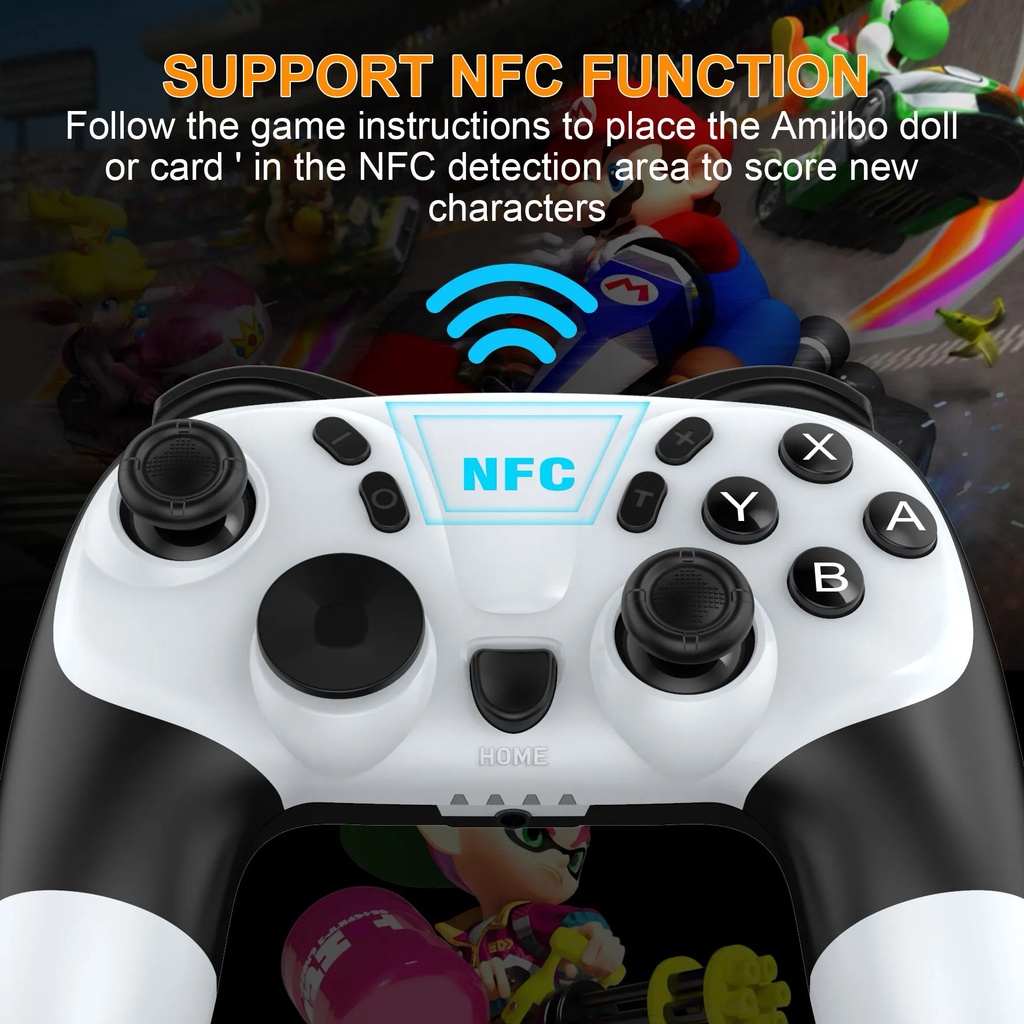 Wireless Bluetooth Gamepad, Supports Wired Switch and PC XINPUT Mode ...