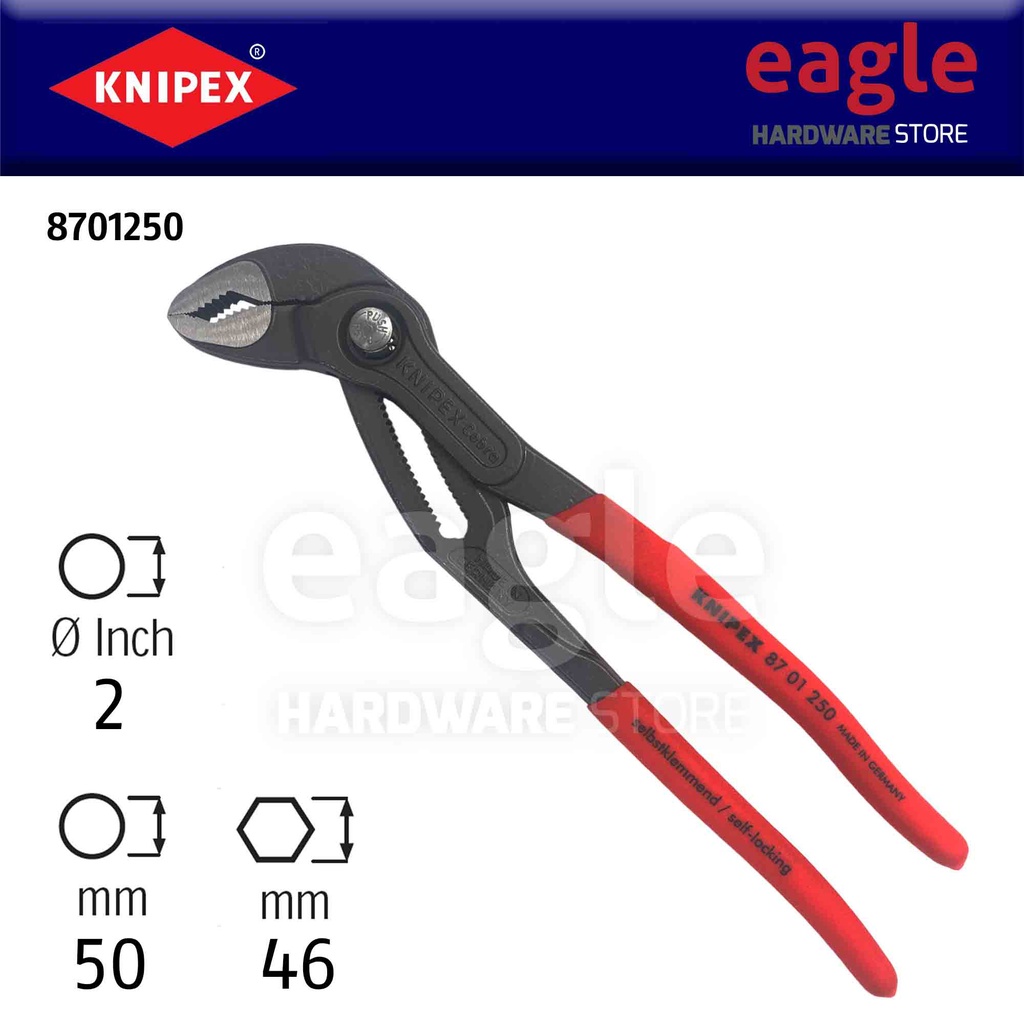 Knipex 8701250 250mm Cobra® Water Pump Pliers | Shopee Malaysia