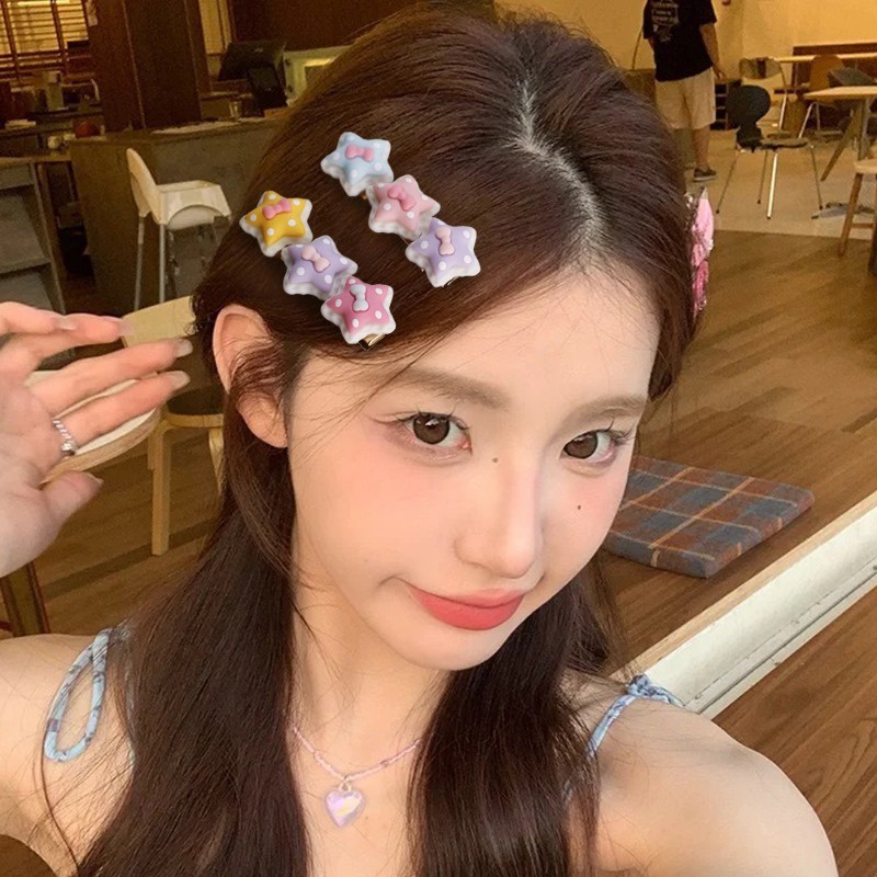 Pink Animal Duckbill Clip -Cute ,Cartoon,Sweet,Side Bangs Clip -Multi ...