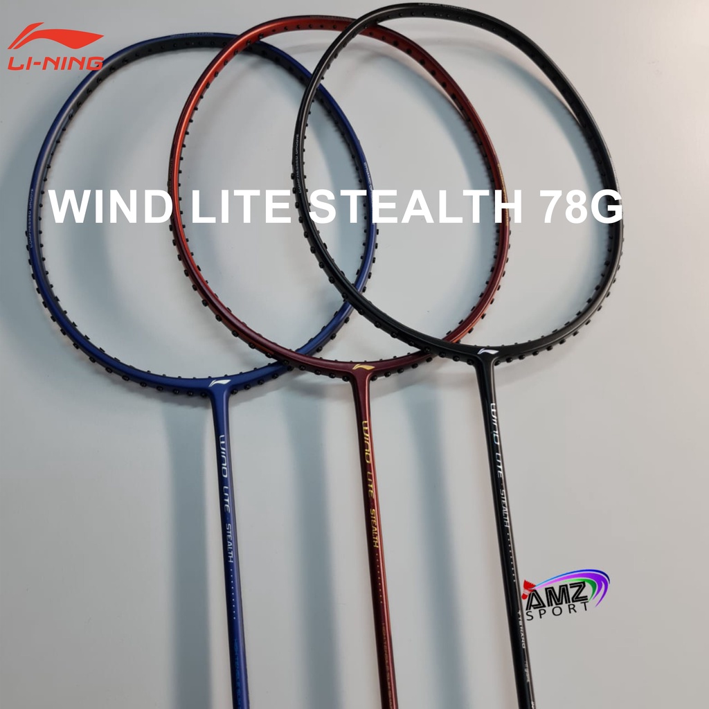LI-NING Wind Lite Stealth 78G Head Heavy 30LBS Badminton Racket ...