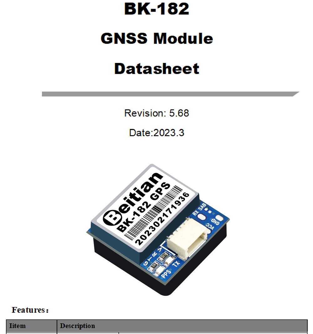 Beitian UBX-M9140 Wearable Flight Controller FPV RC drone UAV PX4 PIX32 GNSS GPS antenna ...