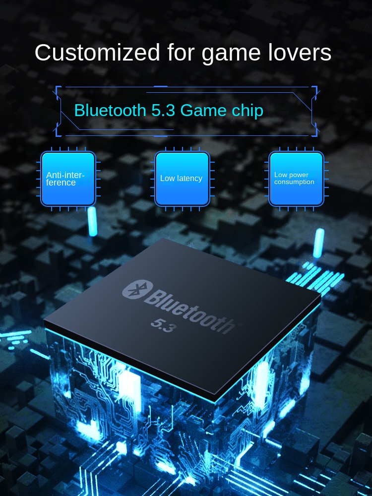 Esports game， Bluetooth earphones X37， new low latency mecha style ...