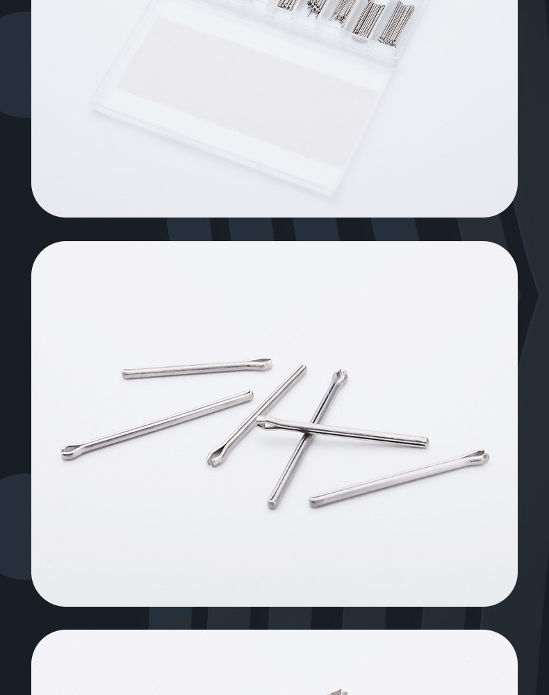 6-23mm 360pcs Watch Band Split Pins With Box Stainless Steel Bracelet ...