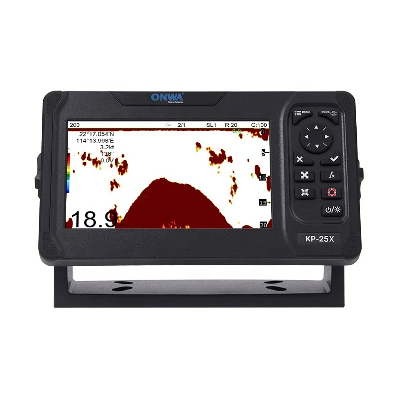 ONWA KP-25F 5 Inch GPS Chart Plotter Fish Finder GPS Navigator Echo Sounder | Shopee Malaysia