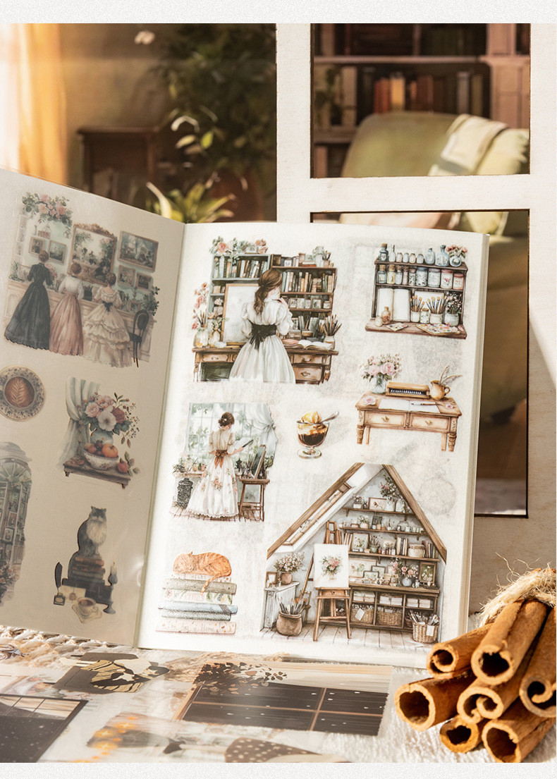 Mr. Paper 20 sheets/bag Double material Stickers This Daily life theme ...