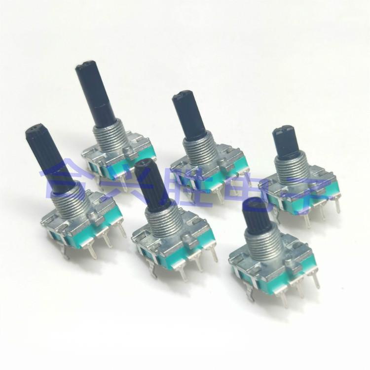 2PCS EC16 Type Encoder Power Amplifier Audio Volume 360 Degree Rotary ...