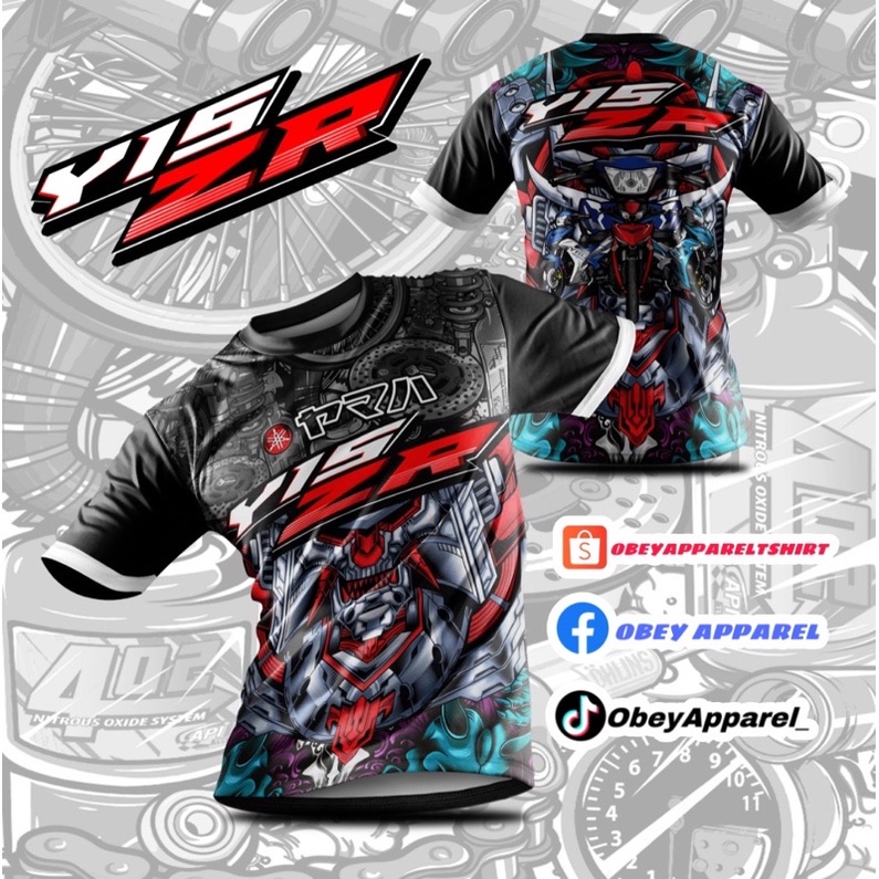Yamaha Y15ZR Sublimation Tshirt | Baju Y15 | Baju Ride | Shopee Malaysia