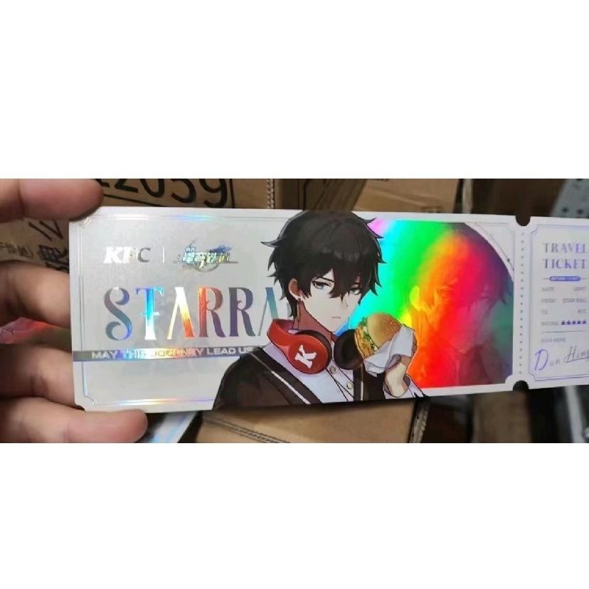 【Official products】Honkai Star Rail KFC Collaboration standee Laser ...