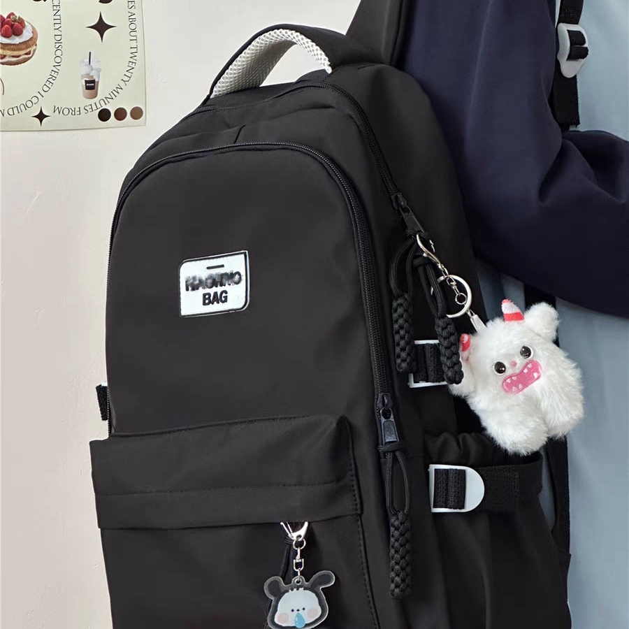 New Korean version student backpack large capacity nylon backpack ...