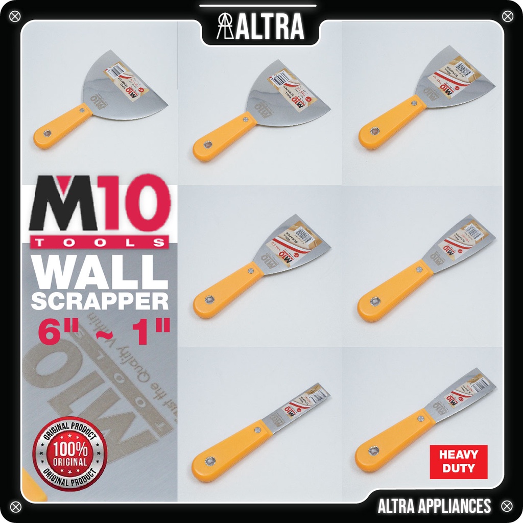 M10 Yellow Stainless Steel Wall Scraper 1" - 6" | Shopee Malaysia