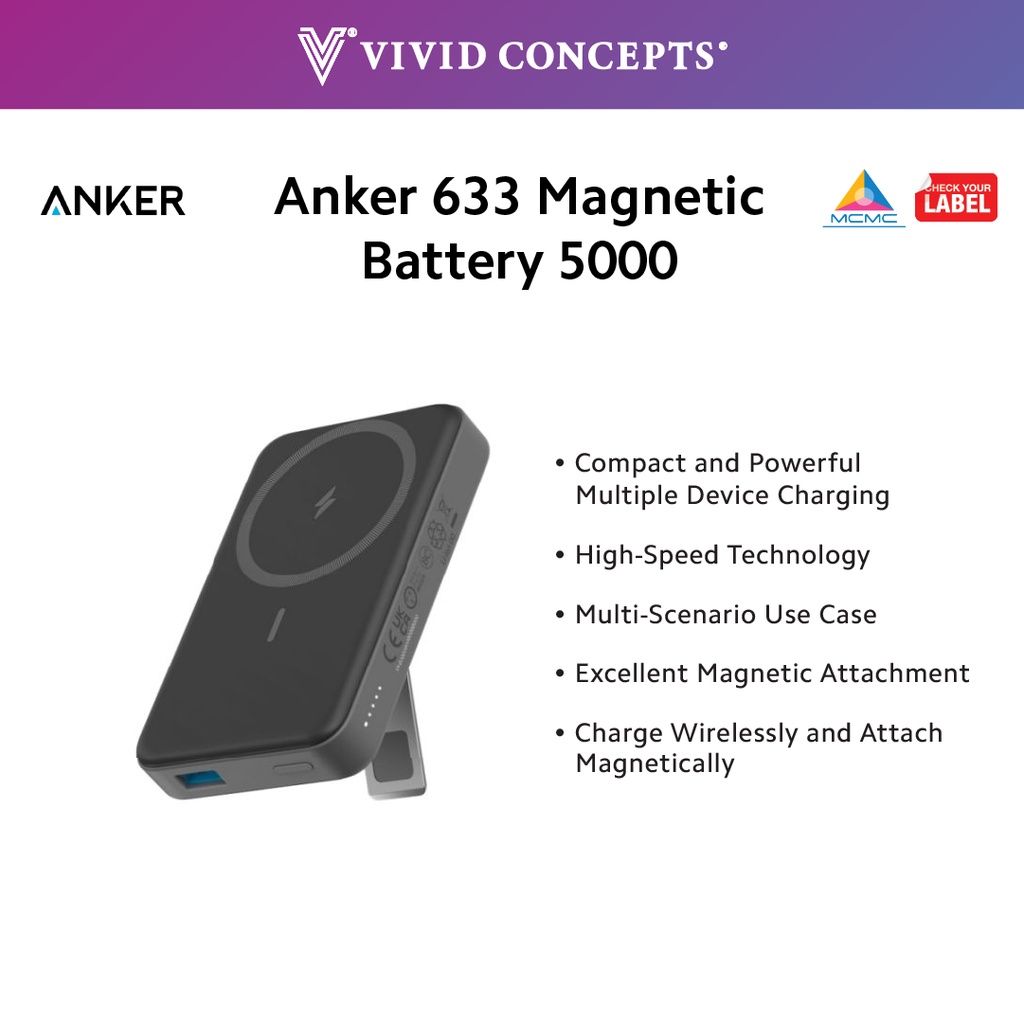 [New Arrival] Anker 633 Magnetic Battery 10000 (MagGo) | Shopee Malaysia