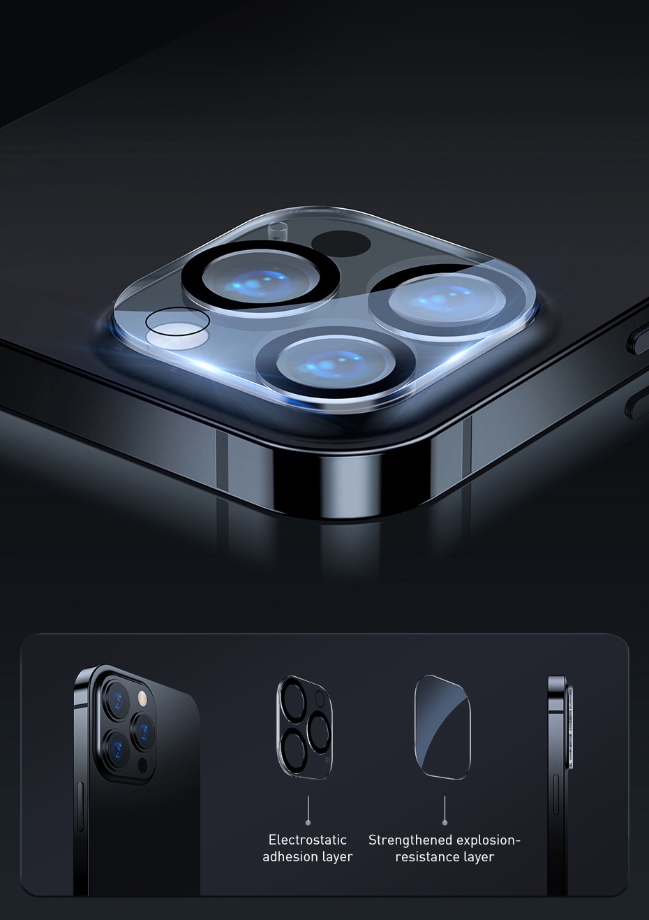 20D Back Camera Lens Film Screen Protector for iPhone 15 14 13 Mini 12 11 16 Pro Max Anti ...