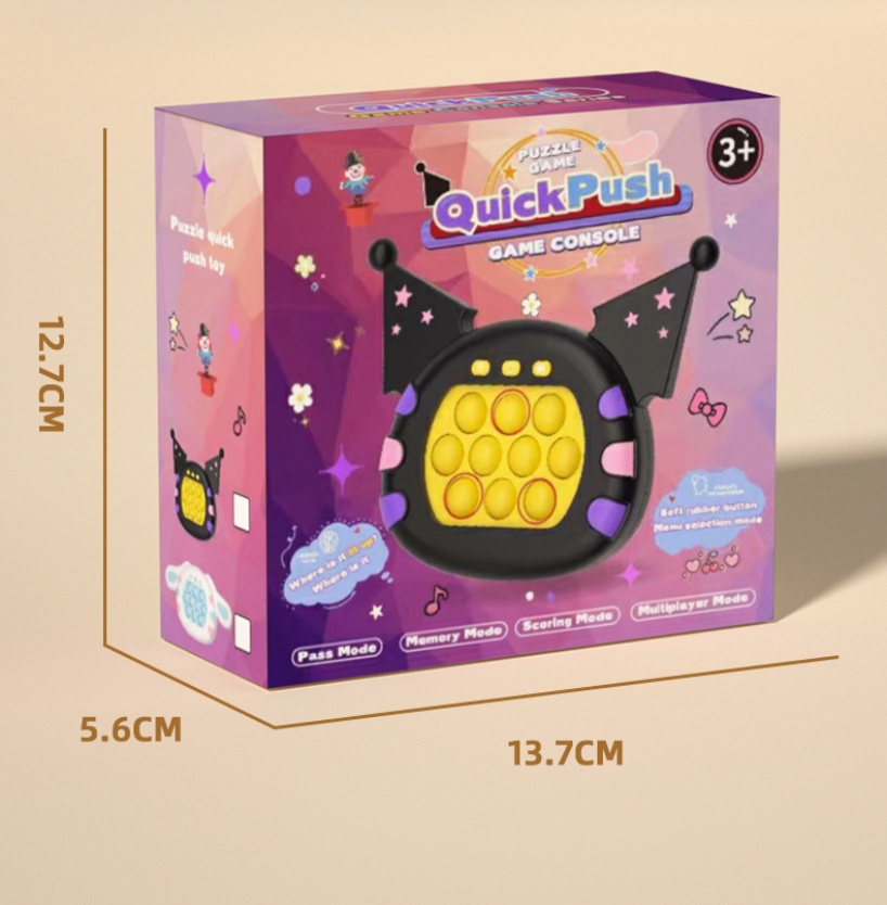 Latest 200 Levels Kuromi Quick Push Game Cinnamoroll Pochacco Pop It ...