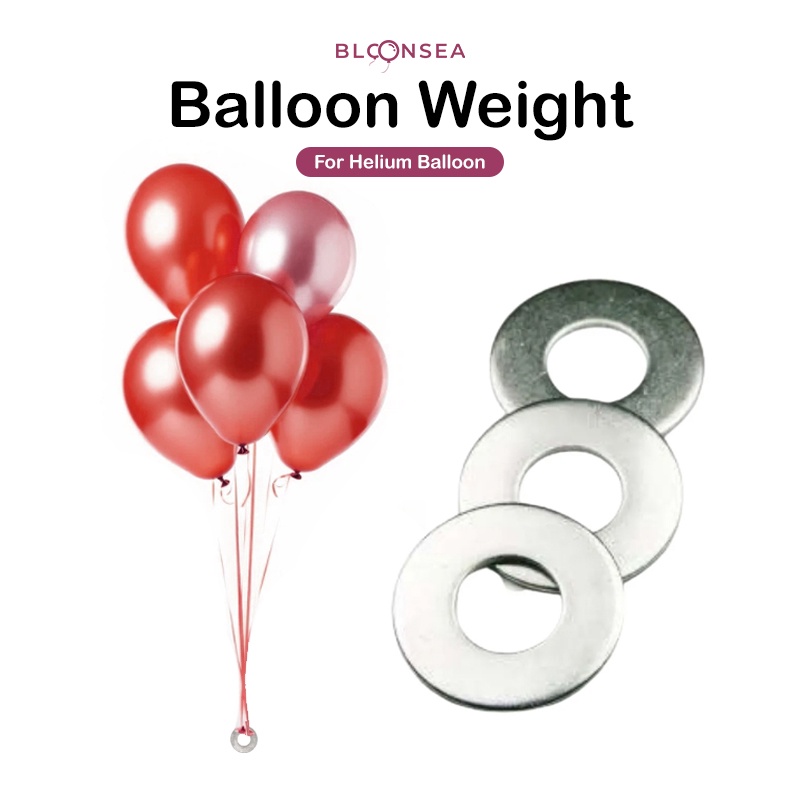 Balloon Weight For Helium Balloons Bobo Gas Tank Disposable Round Tie ...