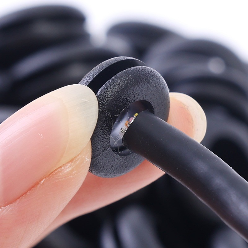 20Pcs O-Ring Rubber Washer - Cable Protection Gaskets - Balck Rubber ...
