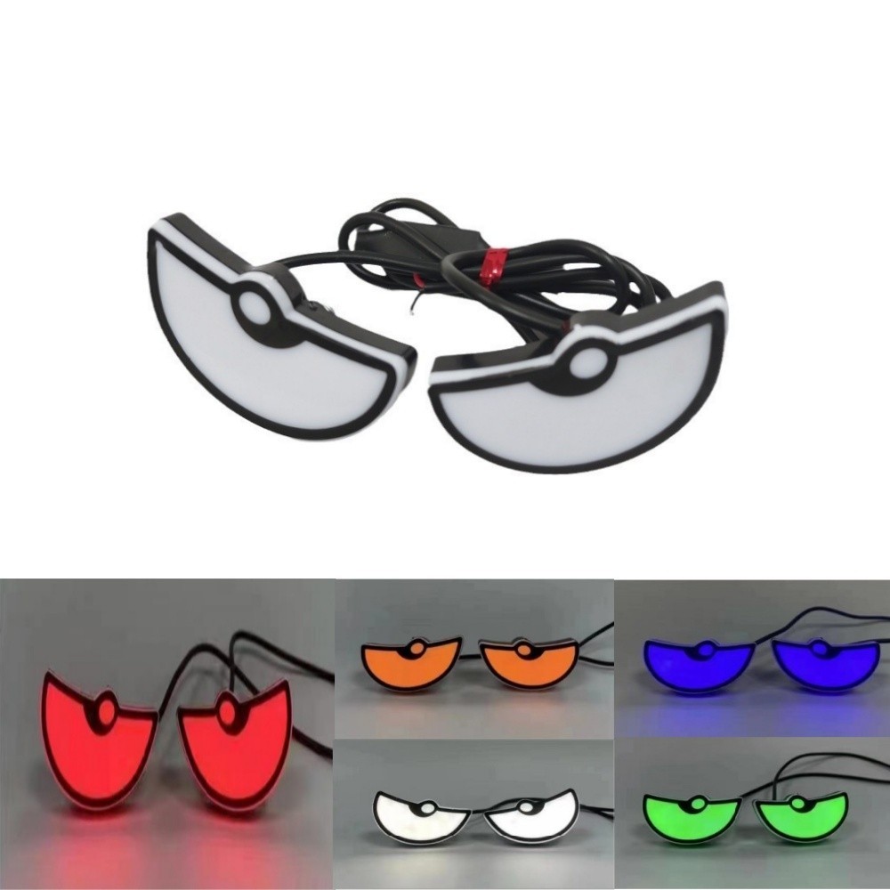 2PCS Demon Evil Eyes Motorcycle Mini Projector Lens Lamp Motorcycle ...