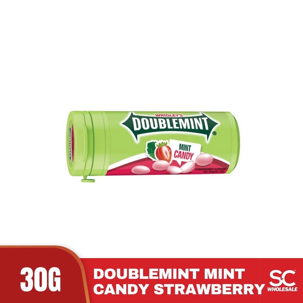 Doublemint Chewy Mints Tube Strawberry 30g | Shopee Malaysia