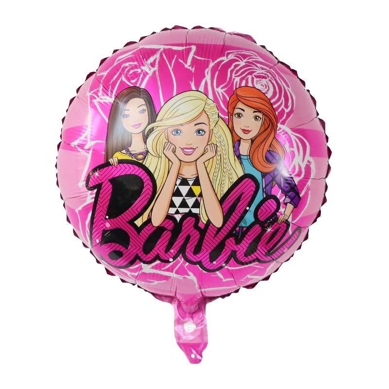 New Design 1pc 18Inch Barbie Princess Foil Helium Balloons Girl's ...