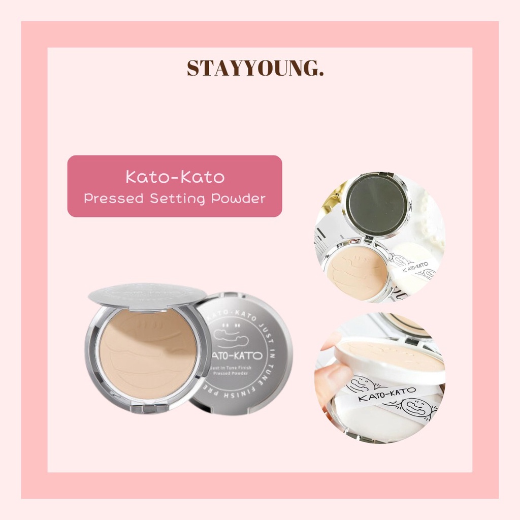[READY STOCK] KATO粉饼 散粉 makeup setting powder Honey Powder Cake Oil ...