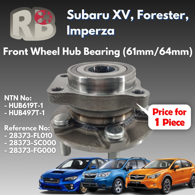 Subaru XV, Forester SJ, Forester SH, Impreza WRX Front (Depan) Wheel ...