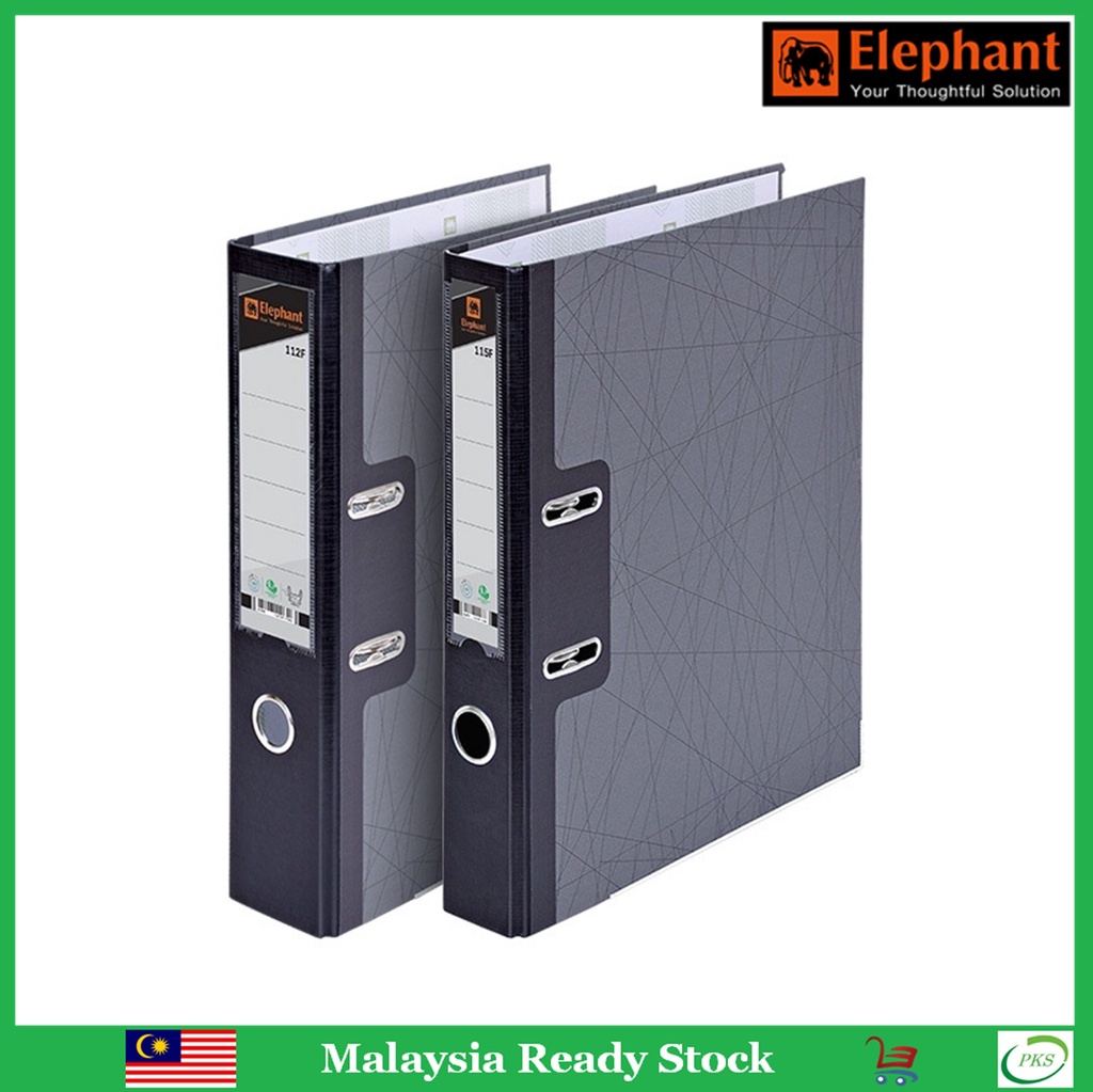 Elephant 2"/3" F4 Lever Arch File (115F/112F) | Shopee Malaysia