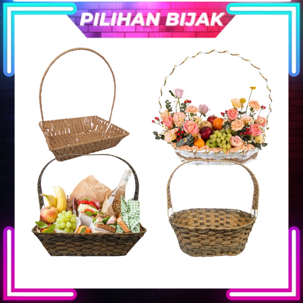 Fruit Basket Hamper Tray Rectangular Basket Oval Basket Metal Basket ...
