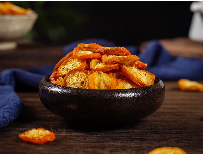 ZEJUN Dried kumquat tea, freshly soaked in water, brewed kumquat slices ...