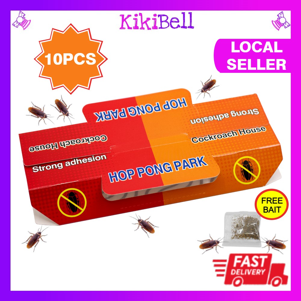 10PCS Cockroach Lizard Trap House Sticky Glue Traps Insect Killer Bait ...