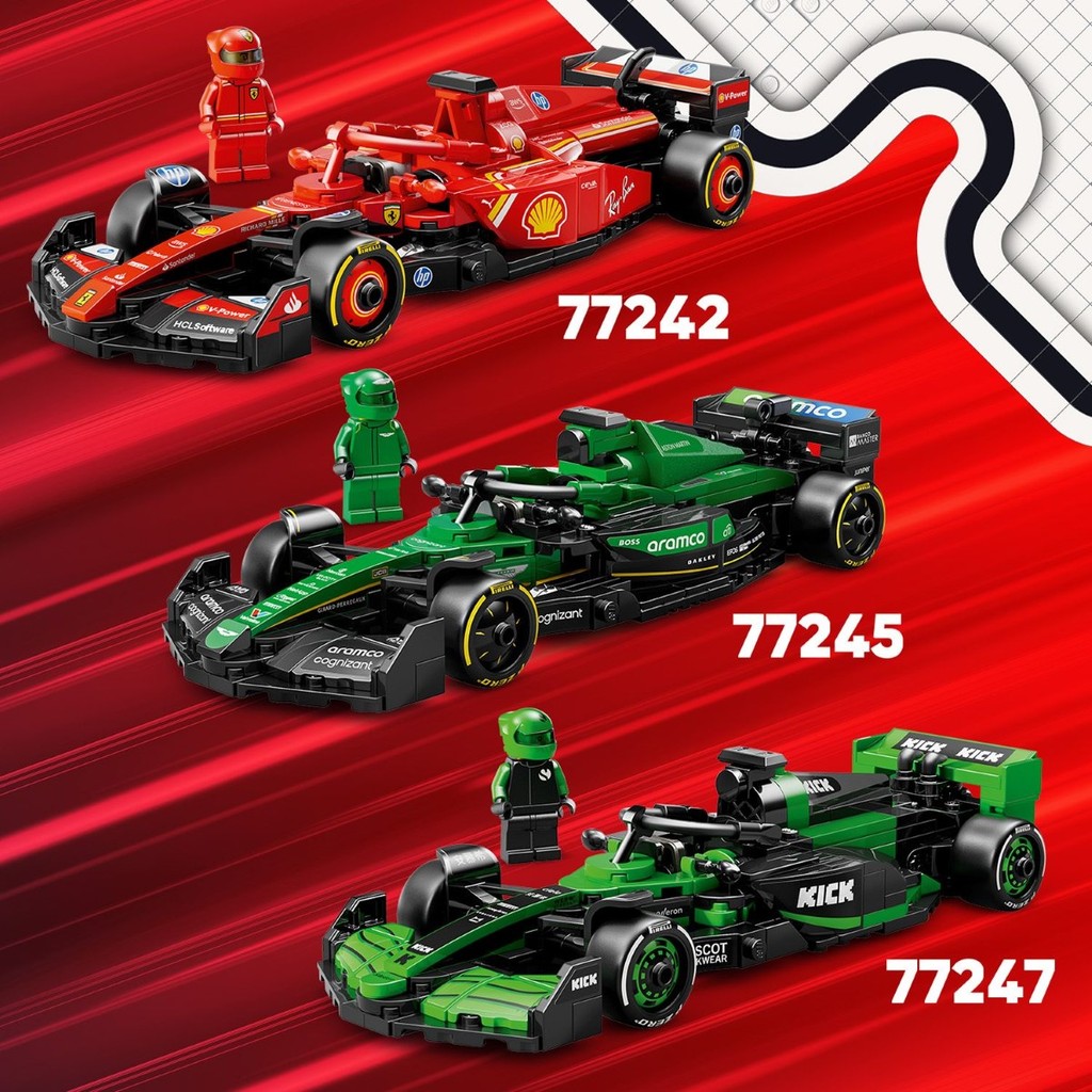 LEGO 77249 Speed Champions Williams Racing FW46 F1 Race Car Building ...